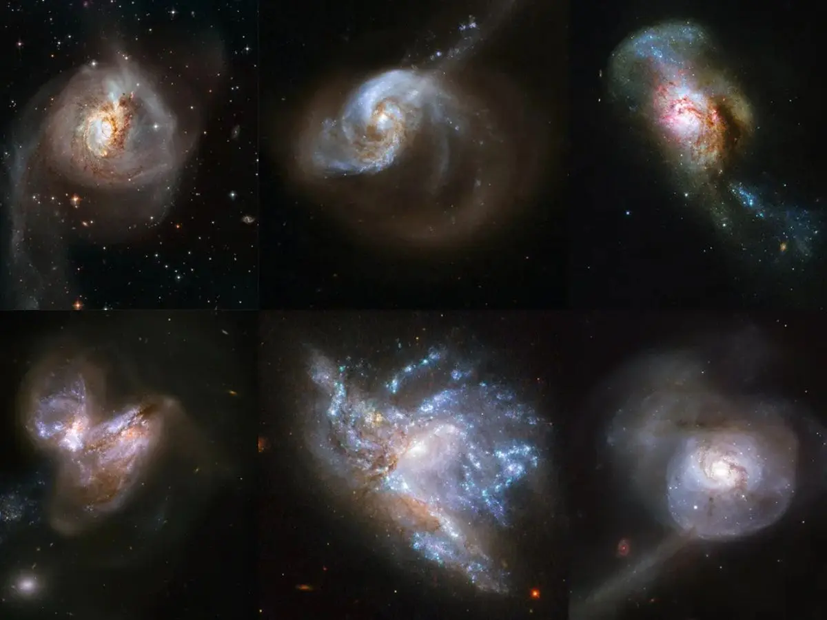 Telescopio Hubble descubre galaxia "en forma de diana", con más anillos ...