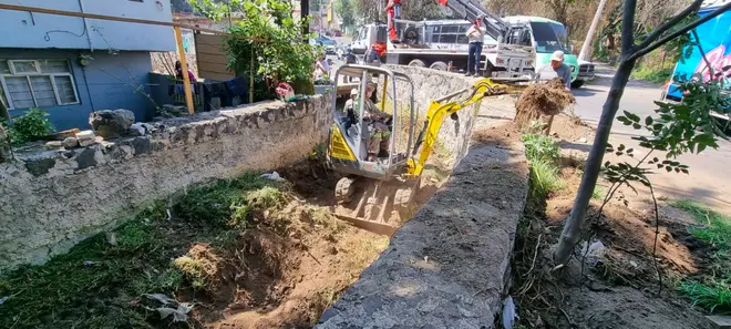Retiran azolve de Río Eslava en Magdalena Contreras y Tlalpan