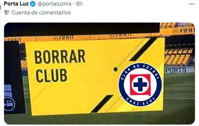 Le llueven críticas y memes a Cruz Azul tras papelón
