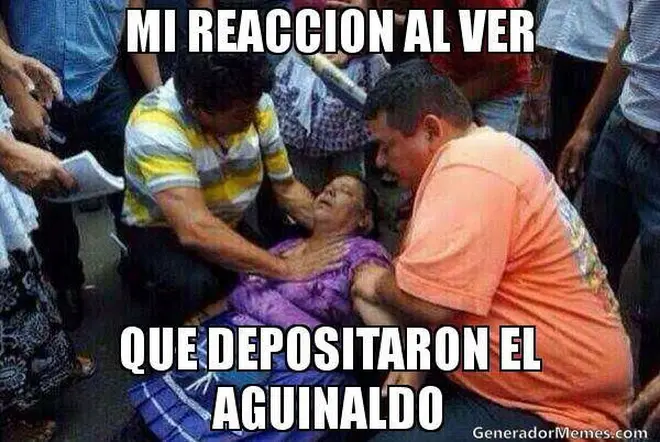 Ya cayó el aguinaldo los mejores memes de la temporada