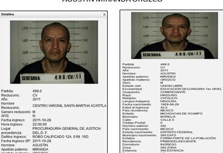 En redes, reportan fuga de 2 reos del Reclusorio Oriente | Excélsior