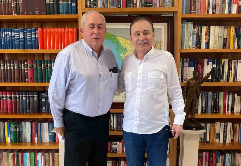Se reúnen Alfonso Durazo y Leonel Cota
