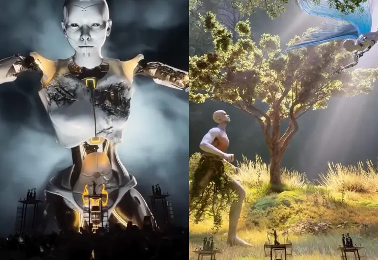 Video: Anyma revela visuales en presentación en Sphere, Las Vegas