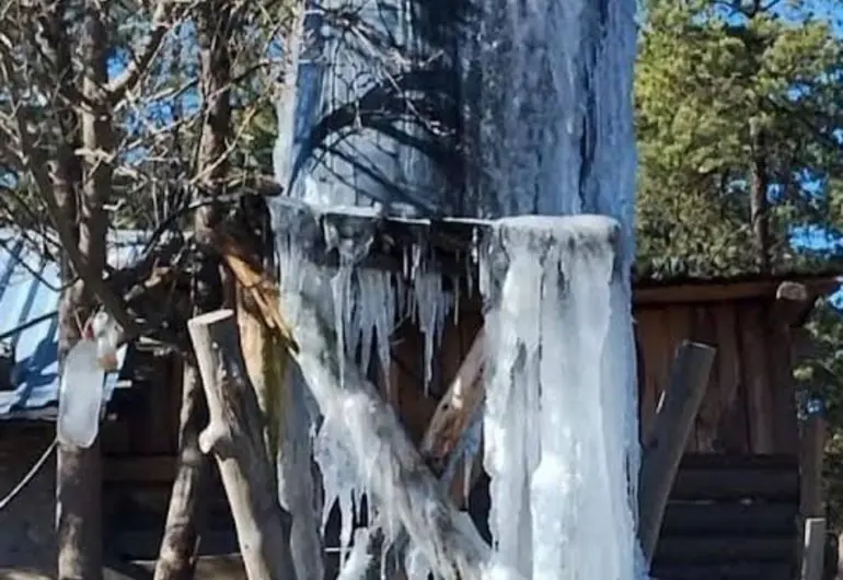 Se congela La Rosilla en Durango con -17 grados centígrados