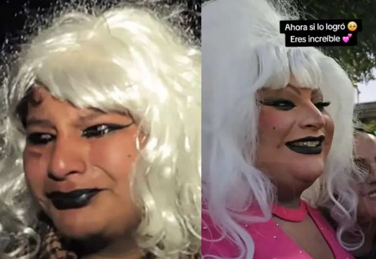 Lady Santa, joven que se hizo viral, logra su sueño y va a concierto de ...