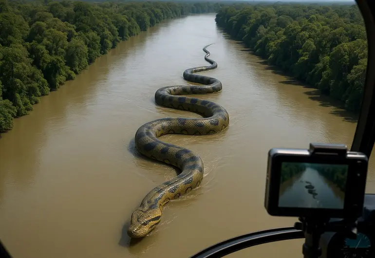 10 datos que no sabías sobre la anaconda, la serpiente más temida del mundo