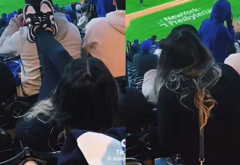 Expulsan a “Lady Patadas” de juego de los Mets por molestar a otro ...