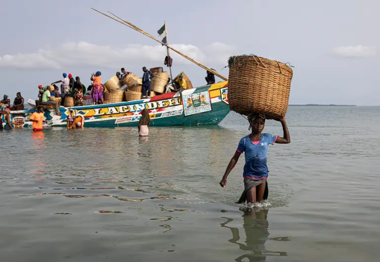 Nyangai, la isla de Sierra Leona que desaparece por el cambio climático