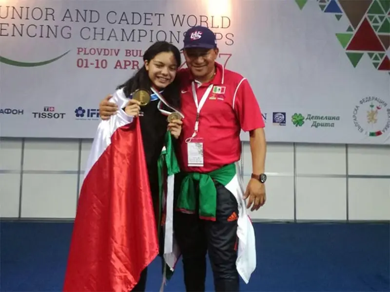 Mexicana de 14 años conquista oro en Campeonato Mundial | Excélsior