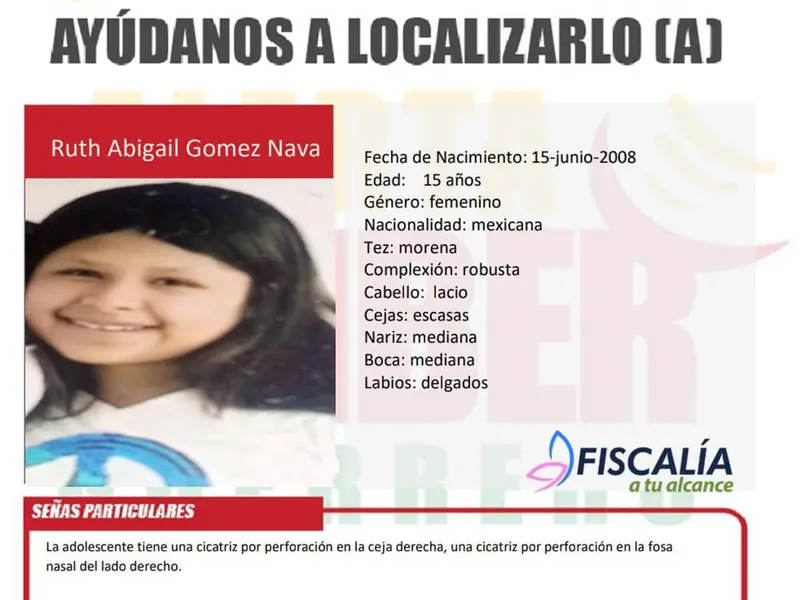 Ayúdanos a localizar a Ruth Abigail; tiene 15 años y desapareció en ...