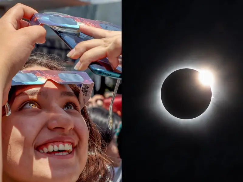Estos son los síntomas de que te dañaste los ojos por ver el eclipse solar sin protección