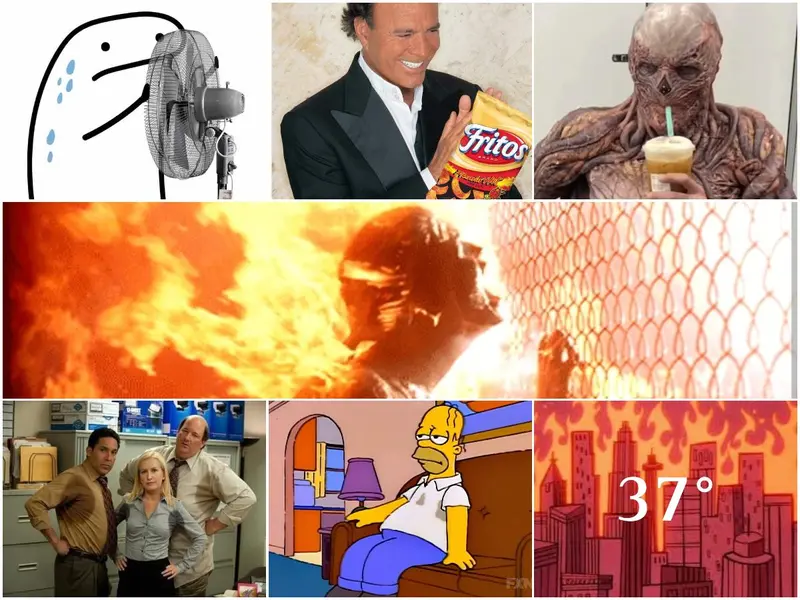 Calor: los mejores memes en redes sociales se vuelven virales