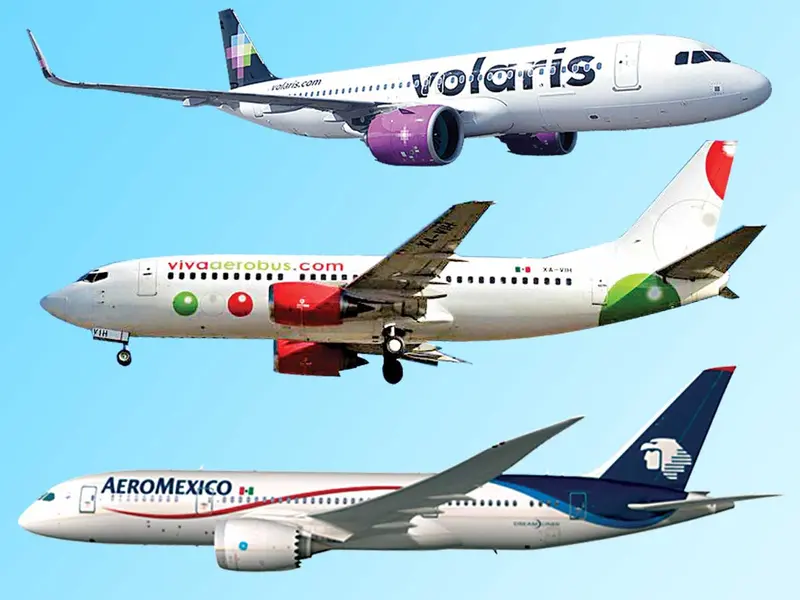 Flota aérea mexicana alcanza nuevo récord en 1T del 2024