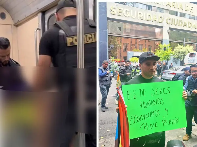 Pide perdón policía que grabó video en Metro CDMX con Luna Bella y ...