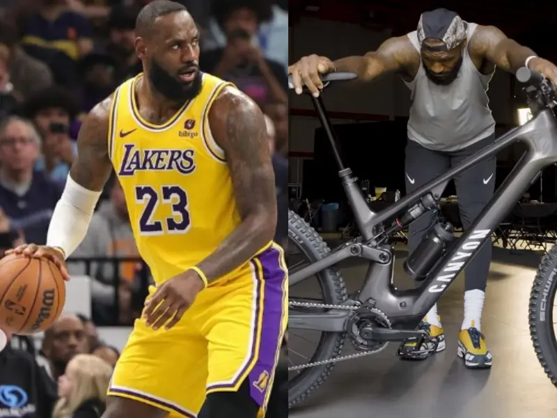 LeBron James, de la NBA, colabora en comercial de bicicletas