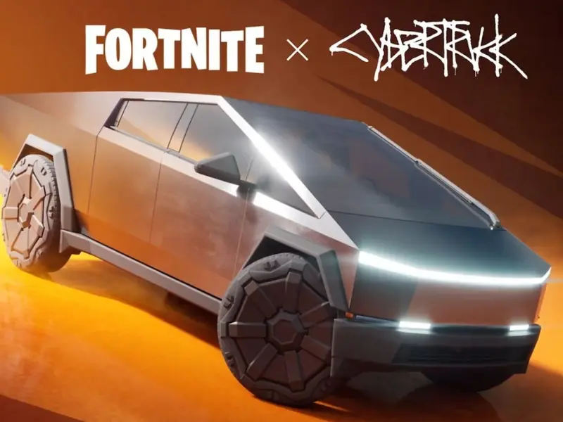Epic Games y Tesla hacen colaboración inédita en Fortnite con el Cybertruck