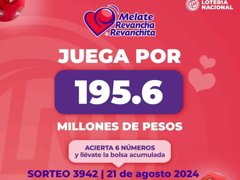 Melate: Resultados del sorteo del 21 de agosto de 2024