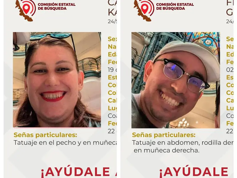 Buscan a pareja norteamericana desaparecida desde julio en ...