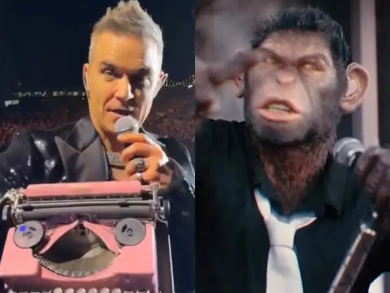 Robbie Williams comparte tráiler de su película como simio