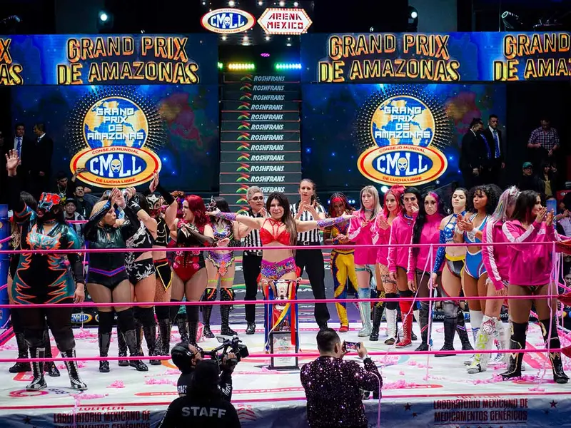 México en lo alto; Reyna Isis gana el Grand Prix de Amazonas 2024 del CMLL