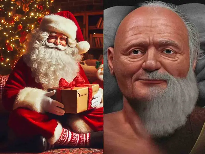 Científicos revelan cómo lucía el rostro de Papá Noel por primera vez ...