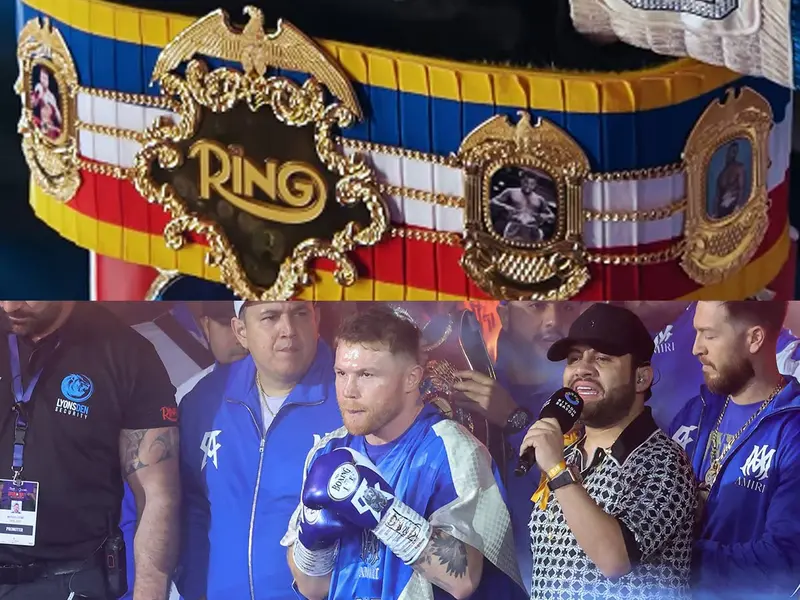 Esto cuesta el cinturón 100% de oro de 'Canelo'