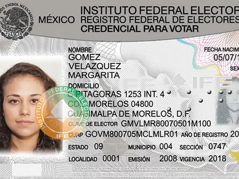 La credencial para votar expedida por el IFE conserva su validez