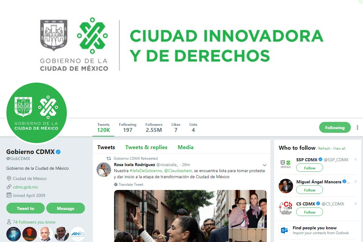 Nuevo logo de la CDMX ya aparece en las redes sociales y páginas del ...