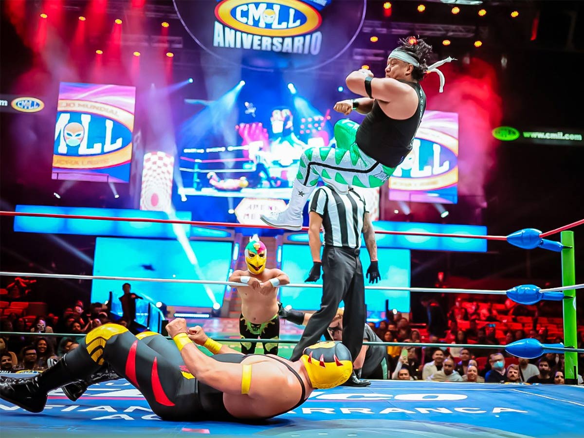 Se impone la espectacularidad de Volador Jr, Stuka Jr y Star Jr
