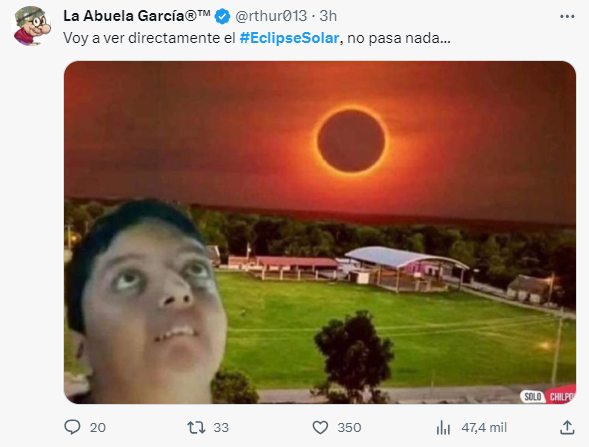 Eclipse solar: el "anillo de fuego" dejó divertidos memes