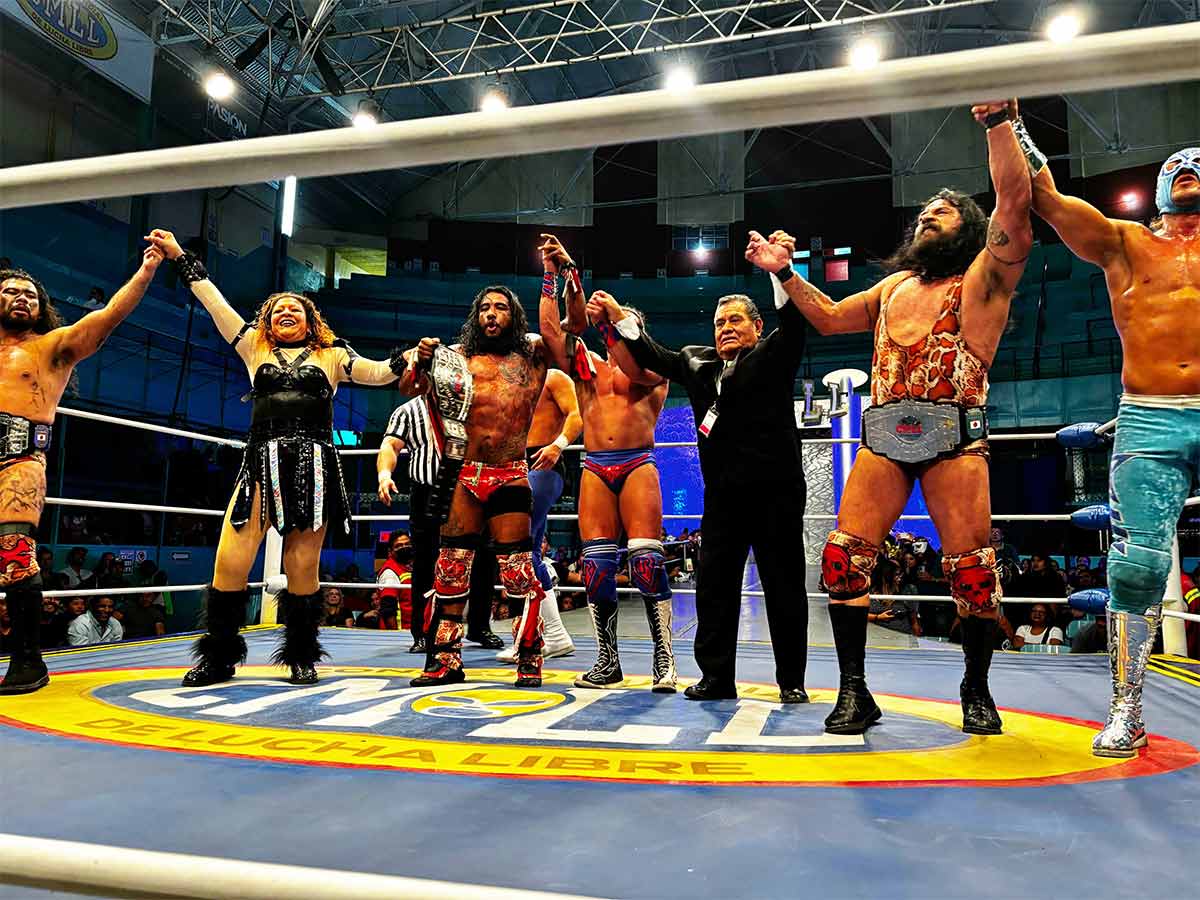 Los Bárbaros son los nuevos monarcas mundiales de tercias del CMLL