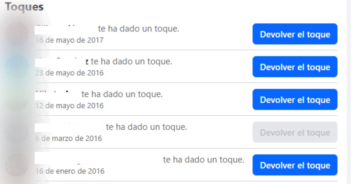 ¿Qué es un "toque" en Facebook? Así puedes saber quién te dio uno