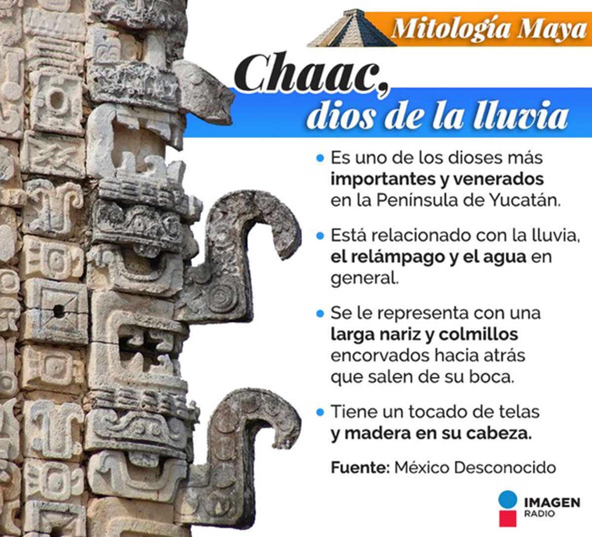 Quién es Chaac, la deidad maya que se molestó por la estatua de Poseidón