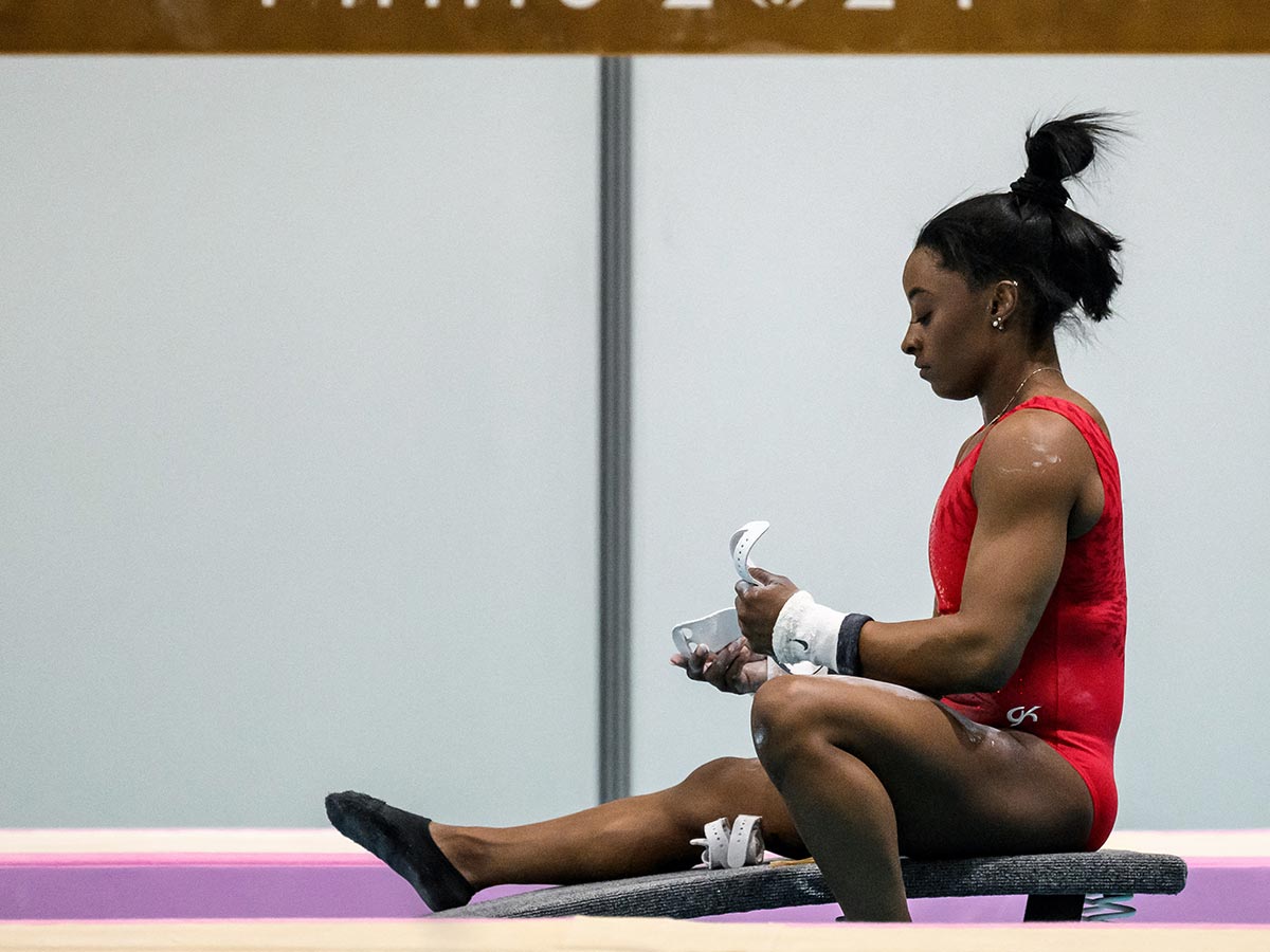 Simone Biles está en gran momento; ‘es una gran líder’