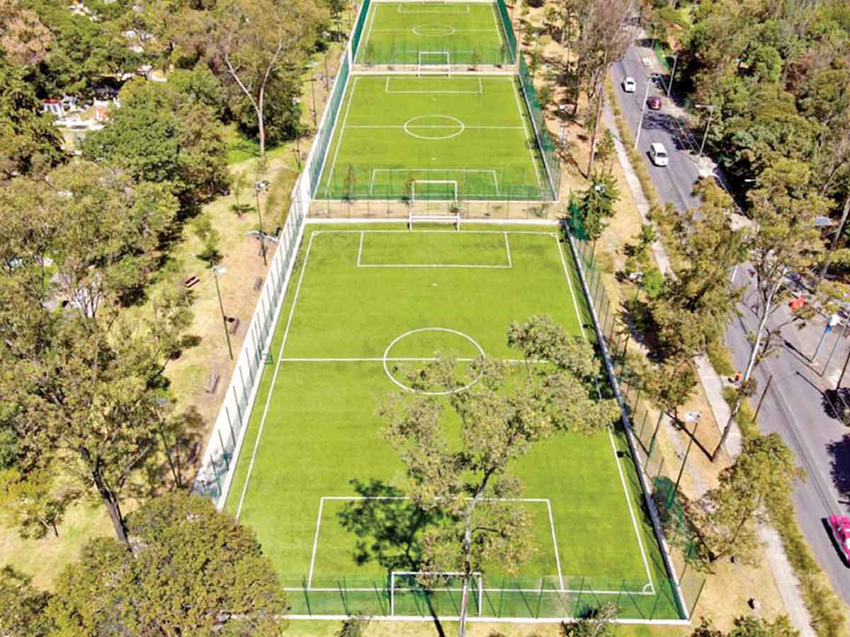 El Parque Lomas cuenta con cuatro hectáreas y tres canchas de futbol