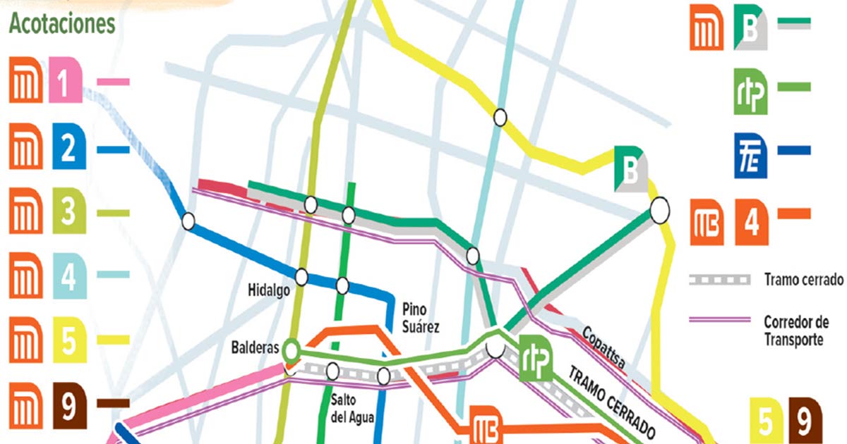 El ABC: Cambio de ruta por rehabilitación de la Línea 1 del Metro