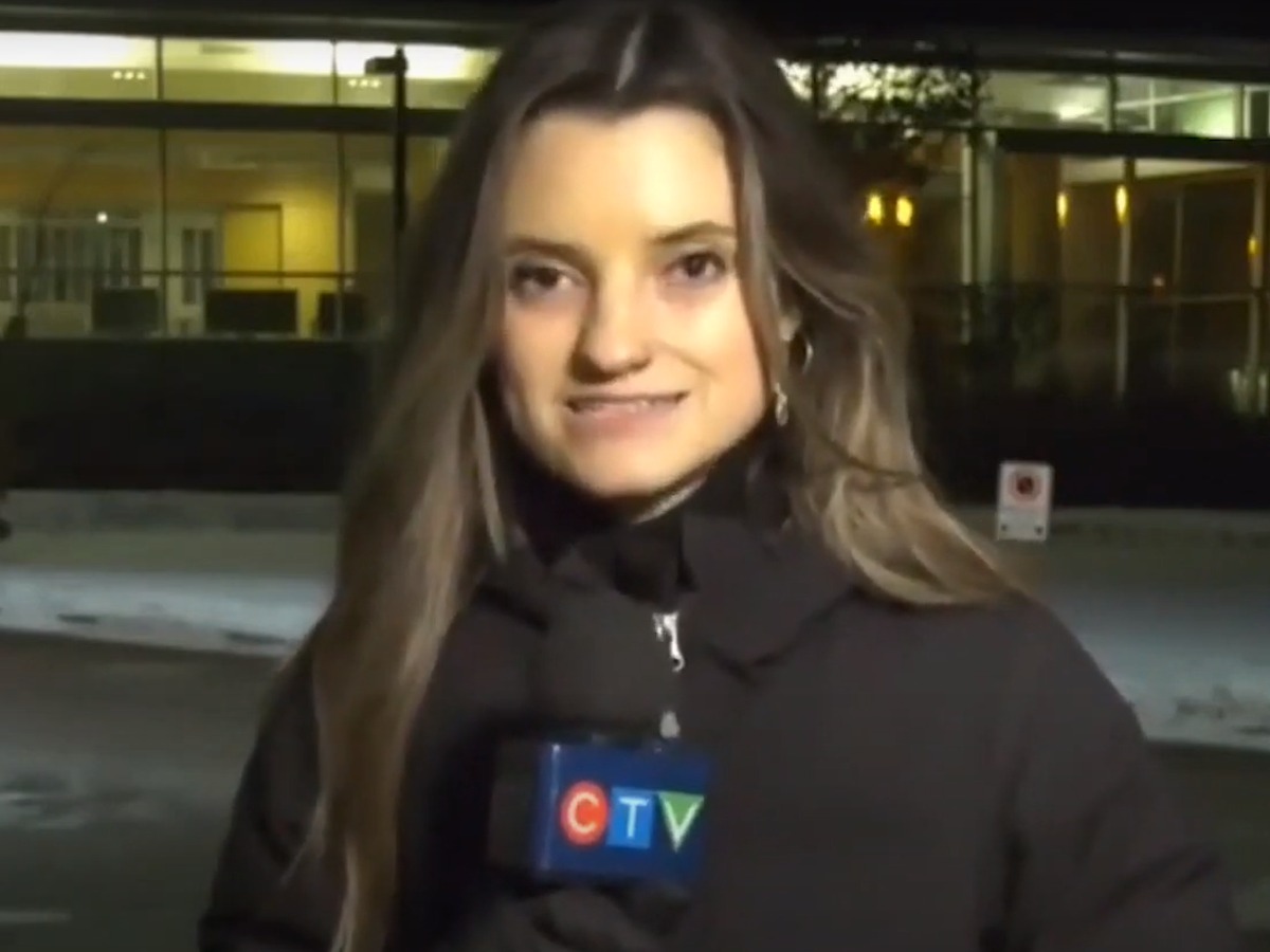 Video de reportera que se desmaya en vivo