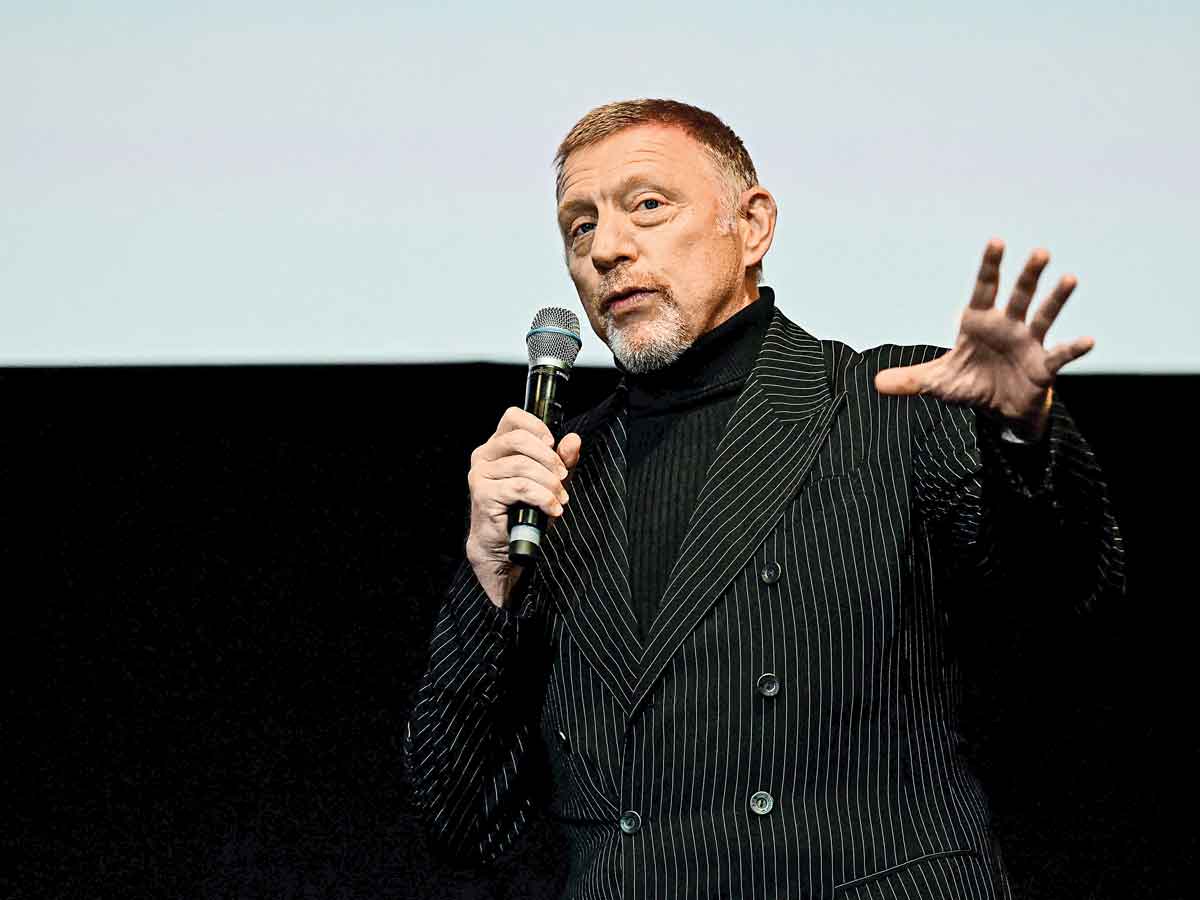 El extenista Boris Becker pasa de la polémica a la alfombra roja