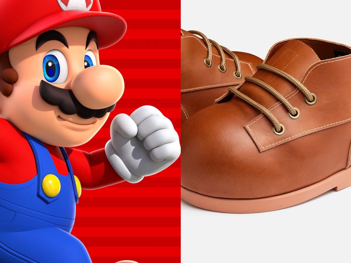 Primeras imágenes de botas de Mario Bros en la vida real