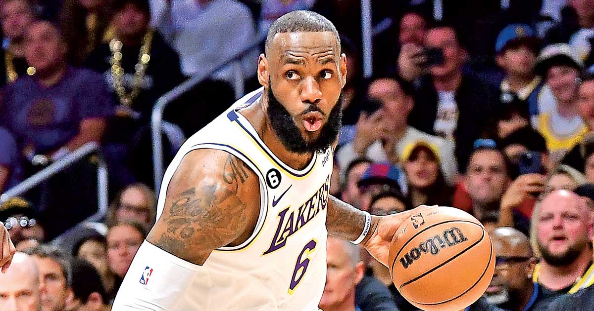 LeBron James comanda paliza de Lakers a Golden State