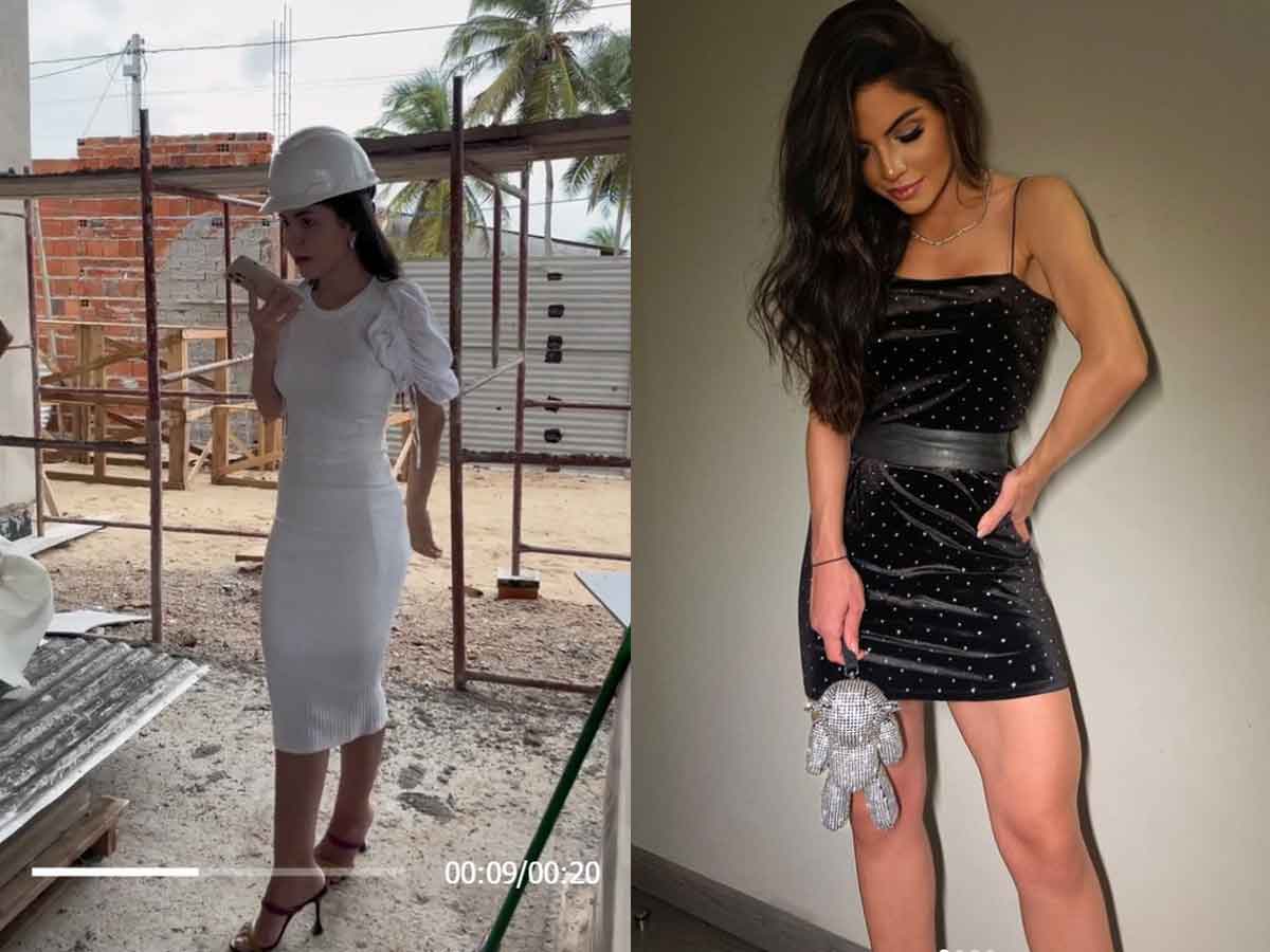 Guapa arquitecta marca tendencia al llegar diario a la obra con vestido ...