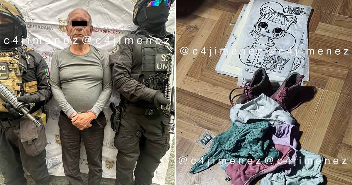 Cae Presunto Violador De Niñas En Cdmx Le Hallaron Ropa Y Pornografía 5619