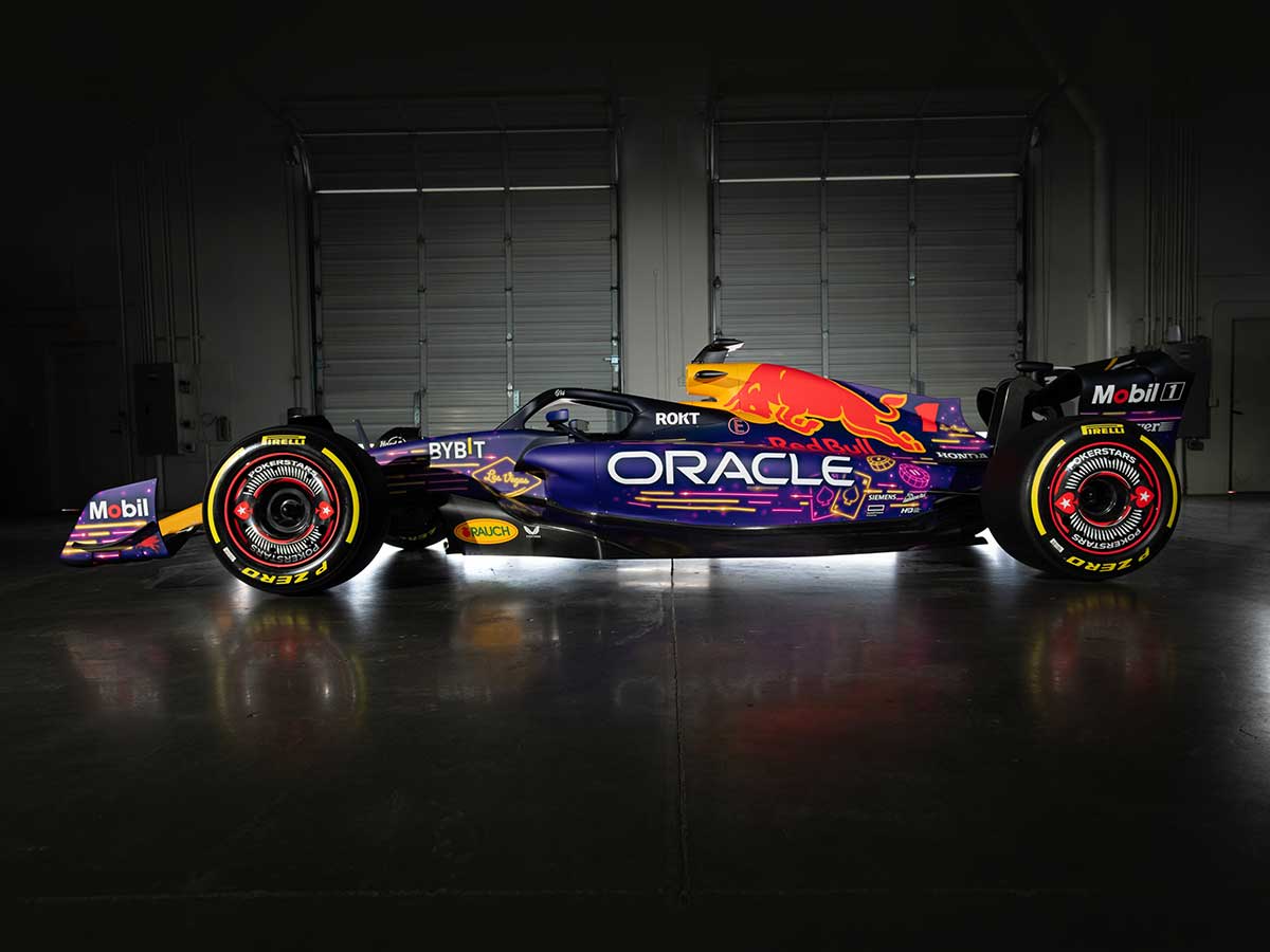 Red Bull reveló su monoplaza especial para el GP de Las Vegas