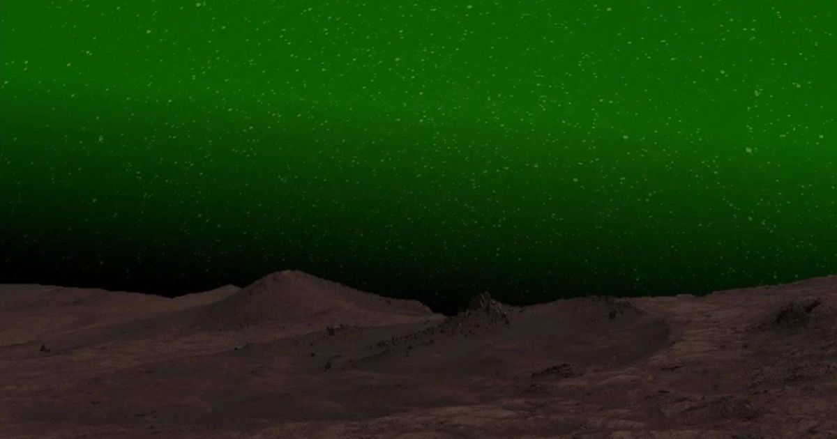 Científicos descubren que el cielo nocturno de Marte es verde