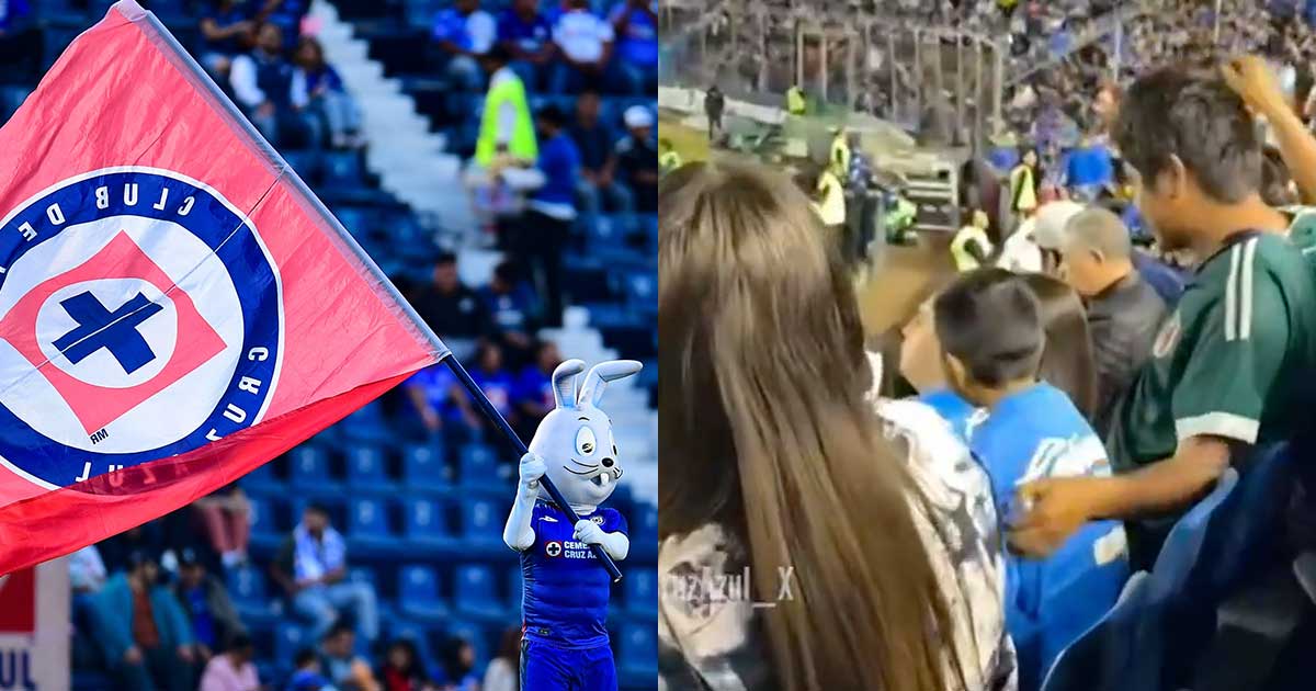 VIDEO VIRAL: Aficionada le regaló su playera a un niño; Cruz Azul los busca