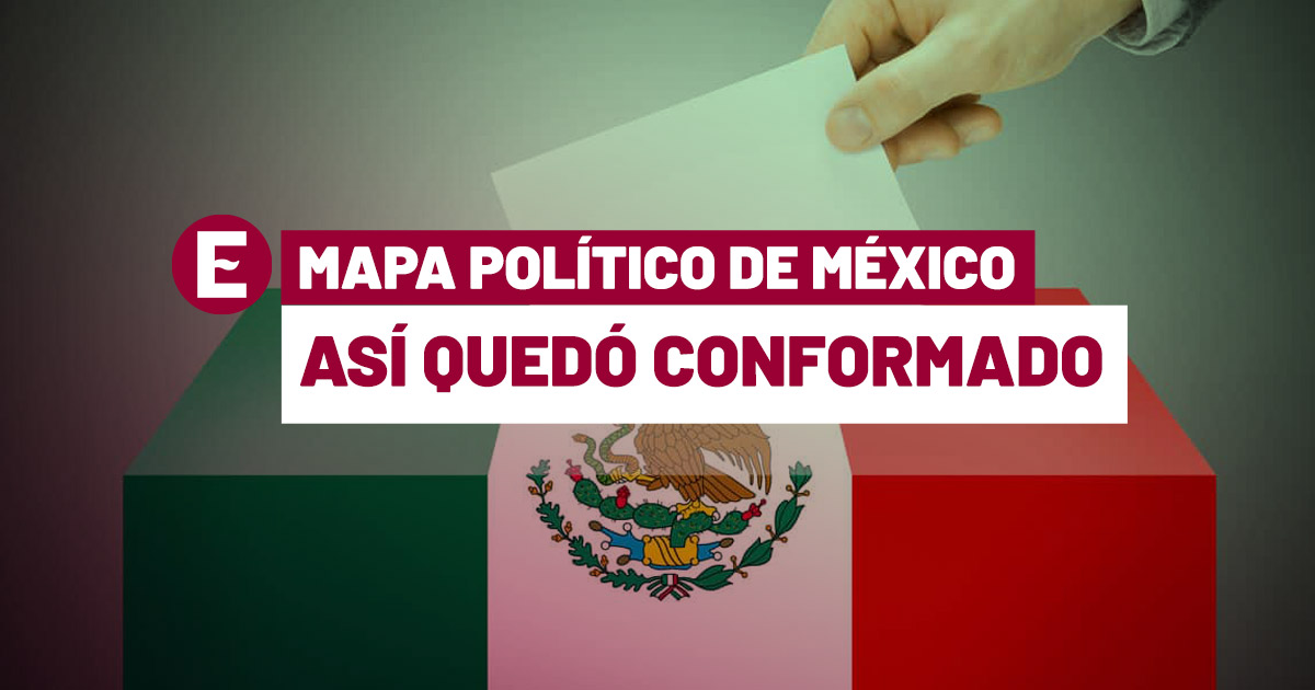 Mapa electoral de México 2024: así quedó gobernador por cada estado