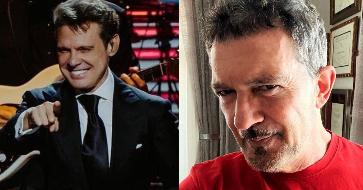 VIDEO: Luis Miguel y Antonio Banderas se reúnen en España