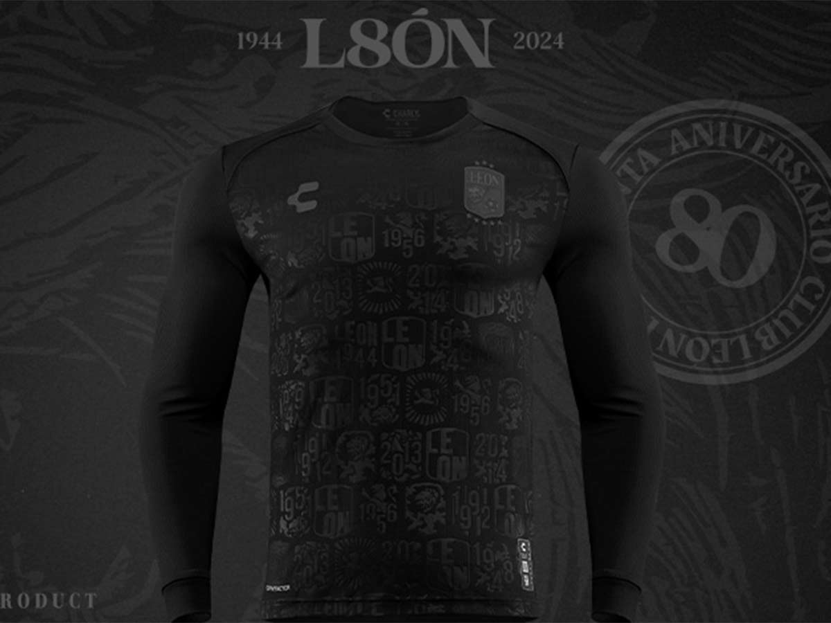¡Elegancia! Playera del León por su 80 aniversario