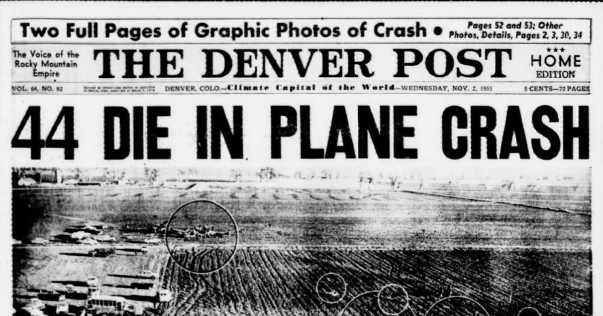 El trágico sabotaje del vuelo 629 de United Airlines en 1955