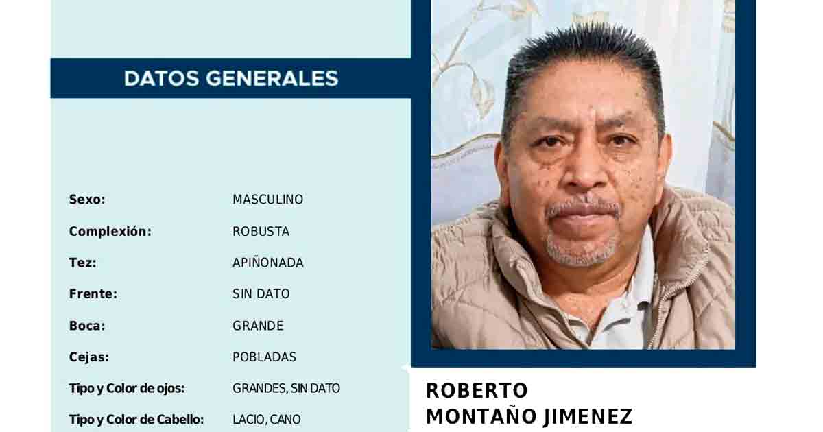 Ayúdanos a encontrar a Roberto Montaño; desapareció en Tláhuac y vestía ...